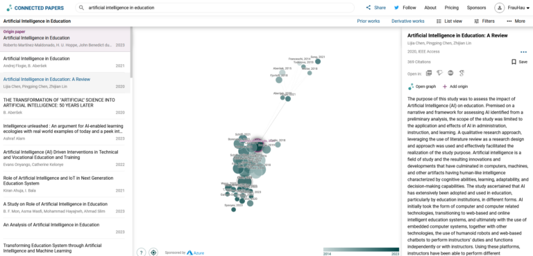 Connected Papers – educ[AI]tion
